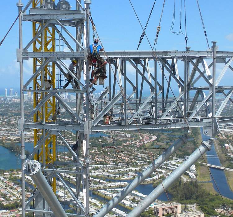 Galvanized Steel Broadband & Communication Towers